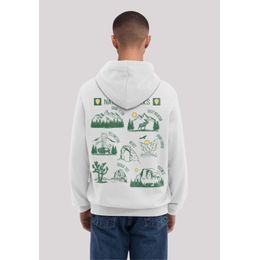 F4NT4STIC Herren Kapuzenpullover "US National Parks Montage"off, wei&szlig;, Gr. XS, Obermaterial: 80% Baumwolle, 20% Polyester, Pullover, Premium Qualit&auml;t