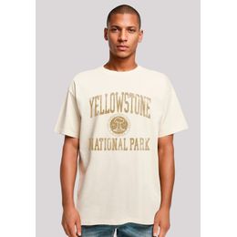 F4NT4STIC Herren T-Shirt "US National Parks Yellowstone Wyoming"sand, Gr. XL, Obermaterial: 100% Baumwolle, Shirts, Premium Qualit&auml;t