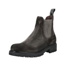 Nero Giardini Herren Stiefelette "Nero Giardini Stiefelette Leder/Textil", Gr. 42carbon, Leder, Textil, Schuhe