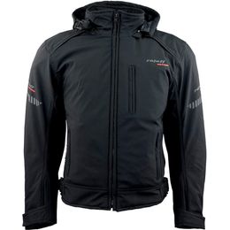 Motorradjacke Roleff "Softshell RO 1513" Gr. 5XL, schwarz, Jacken, Damen, 5XL, Obermaterial: 100% Polyester. Innenfutter: 100% Polyester, 7 Taschen, 4 Belüftungslöcher, mit Sicherheitsstreifen