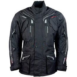 Motorradjacke Roleff "Turin" Gr. M, schwarz, Jacken, Damen, M, Obermaterial: 100% Polyester. Innenfutter: 100% Polyester, mit Sicherheitsstreifen