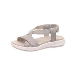Legero Leder-Sandalen "Ella" in Grau - 62% | Größe 39 | Damen-sandalen