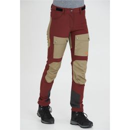 WHISTLER Damen Softshellhose "Anissy", rot, Gr. 40, mehrfarbig, 65% Polyester, 35% Baumwolle, Hosen, mit atmungsaktivem Material