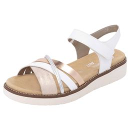 Remonte Damen Riemchensandale, Gr. 40, rosa, Lederimitat, Schuhe, Keilabsatz, Sommerschuh, Sandalette mit herausnehmbarer Softeinlage