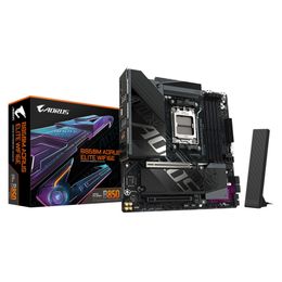 Gigabyte Mainboard "B850M AORUS ELITE WIFI6E Mainboard – AMD Ryzen 9000 Serie Prozessoren", ohne farbbezeichnung, B:27,4cm H:7,2cm T:26,8cm, Mainboards