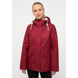 Eterna Damen Regenjacke, rot, Gr. XL, 100% Polyurethan, Jacken