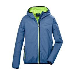 Killtec Jungen Funktionsjacke "KOS 147 BYS JCKT", blau, Gr. 128, Obermaterial: 100% Polyester;Futter: 100% Polyester, Jacken, Wind- und wasserdichte