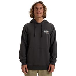 Billabong Herren Hoodie "Foundation Po", grau, Gr. S, 55% Baumwolle, 25% Baumwolle, 20% Polyester, Sweatshirts