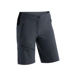 Maier Sports Damen Bermudas "Latit Short Vario", grau, Gr. 42, 88% Polyester (recycelt), 12% Elasthan, Hosen, kurze Damen Wanderhose, moderne