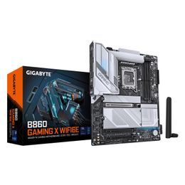 Gigabyte Mainboard "B860 GAMING X WIFI6E Mainboard - Intel Core Ultra CPUs, 12+1+2+1 Phase", B:8,2cm H:33,8cm T:27,2cmohne farbbezeichnung, Mainboards