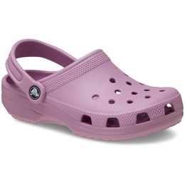 Crocs Kinder Clog "Classic K", Gr. 34, lila, Croslite , unifarben, Schuhe, Sommerschuh, Hausschuh, Badeschuh mit schwenkbarem Fersenriemchen