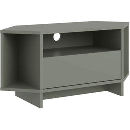 TV-Schrank DECORTIE "Viva TV Schrank", grün (esche grün), B:95,7cm H:45,3cm T:35,4cm, Spanplatte, Schränke, Einfache Montage,Platzsparend