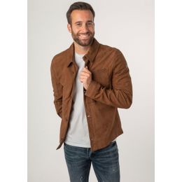Mauritius Herren Lederjacke "MMJemmo", braun, Gr. 4XL, unifarben, Obermaterial: 100% Schafsleder. Futter: 100% Baumwolle. Ärmelfutter: 100%