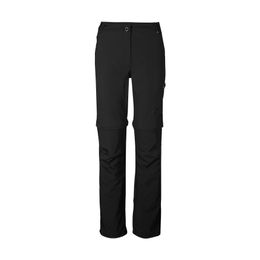 Killtec Damen Zip-off-Hose "KOS 5 WMN PNTS", schwarz, Gr. 42, Obermaterial: 92% Polyester, 8% Elasthan, Hosen, Abzippbare, wasserabweisende