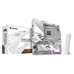 Gigabyte Mainboard "B850M AORUS ELITE WIFI6E ICE Motherboard - AMD Ryzen 9000 Series CPUs", ohne farbbezeichnung, B:27,5cm H:7,1cm T:27,3cm, Mainboards