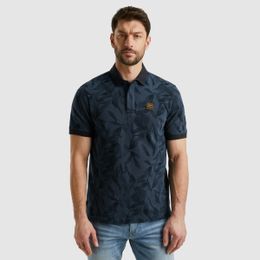 PME-Legend PME LEGEND Herren Poloshirt "Short sleeve polo two tone pique printed", grau, Gr. XXL, bedruckt, Jersey, Obermaterial: 100% Baumwolle, Shirts, mit