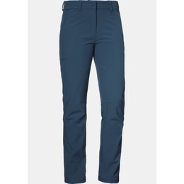 Schöffel SCHÖFFEL Damen Outdoorhose "Pants Engadin1", blau, Gr. 40, Oberstoff : 89% Nylon 11% Elasthan, Hosen