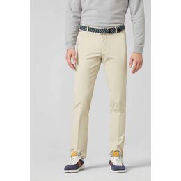 MEYER Herren Chinos "Roma", beige, Gr. 38, unifarben, 97% Baumwolle;3% Elasthan, Hosen, mit Französischen Seitentaschen