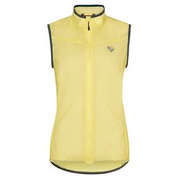 Ziener Damen Funktionsweste "NAWINA", gelb, Gr. 46, Obermaterial: 93% Nylon, 7% Elasthan, Westen