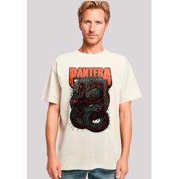 F4NT4STIC Damen T-Shirt "Pantera Venomous Snake", beige, Gr. XXXL, Obermaterial: 100% Baumwolle, Shirts, Premium Qualit&auml;t