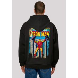 F4NT4STIC Herren Kapuzenpullover "Marvel Iron Man Cover", schwarz, Gr. L, Obermaterial: 100% Baumwolle, Pullover, Print