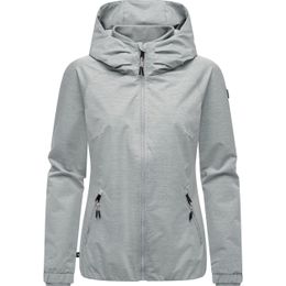 Ragwear Damen Outdoorjacke "Dizzie Tech", grau, Gr. XXL, Obermaterial: 100% Polyester; Innenfutter: 100% Polyester, Jacken, Wasserdichte Damen