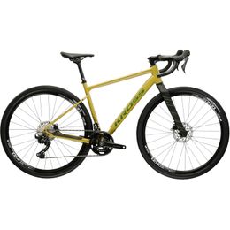 KROSS Gravelbike "Esker 6.0", 48cm, 28 Zoll (71,12cm) hinten: 28 Zoll (71,12cm), braun, Fahrräder