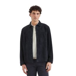 Marc O'Polo MARC O'POLO Herren Lederjacke "aus softem Ziegenleder", blau, Gr. 50, unifarben, Obermaterial: 100% Leder (Ziege); F&uuml;llung: 100% Nicht verf&uuml;gbar;