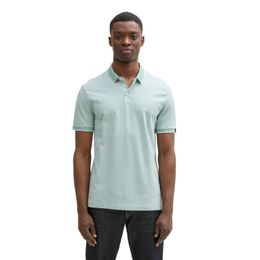 Herren Poloshirtsea foam two tone, Gr. S, Tom Tailor Denim, kontrastfarbene Details, unifarben, Obermaterial: 100% Baumwolle, Shirts, mit