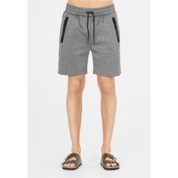 CRUZ Herren Shorts "Kanpur", grau, Gr. S, meliert, 95% Polyester, 5% Elasthan, Hosen, für vielseitige Sport- und Freizeitlooks
