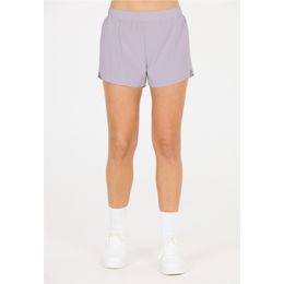 ENDURANCE ATHLECIA ATHLECIA Damen Shorts "Arilay", lila, Gr. 46, unifarben, 91% Polyester, 9% Elasthan, Hosen, mit bequemem 4-Wege-Stretch