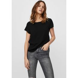 Véro Moda VERO MODA Damen Shirtbluse "VMBECCA", schwarz, Gr. XL, Web, Obermaterial: 97% Viskose (LENZING ECOVERO ), 3% Elasthan, Blusen