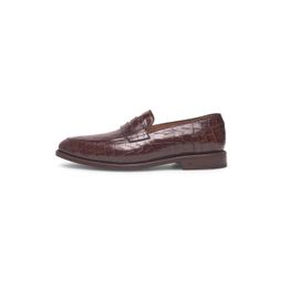 Henry Stevens Herren Loafer "Marshall PL", Gr. 43,5, braun, Kalbsleder, Schuhe