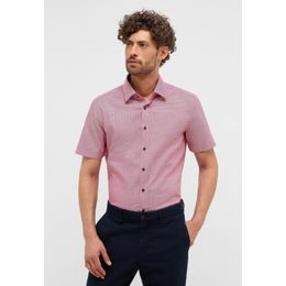 Eterna Herren Kurzarmhemd "SLIM FIT", rot, Gr. 38, 100% Baumwolle, Hemden, NON IRON (b&uuml;gelfrei)
