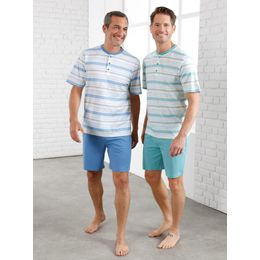 w&auml;schepur W&Auml;SCHEPUR Herren Shorty, Gr. 44, bunt, 100% Baumwolle, Homewear-Sets