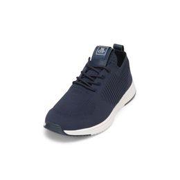 Marc O'Polo MARC O'POLO Herren Sneaker "aus recyceltem Polyester", Gr. 43, blau, Obermaterial: 100% Polyester, unifarben, Schuhe