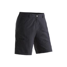 Maier Sports Damen Funktionshose "Nidda", schwarz, Gr. 46, 100% Polyamid, Hosen, Robuste und vielseitige Funktions-Bermuda, ideal zum Wandern