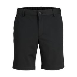 Jack & Jones JACK & JONES Herren Chinoshorts "JPSTJAIDEN KNOX JOGGER SHORTS C STYDSS25", schwarz, Gr. XL, unifarben, Web, Obermaterial: 52% Polyester, 21% Nylon,