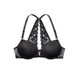 Lascana Damen Schalen-BH "Premium Dessous", Gr. 100, schwarz, Spitze, Obermaterial: 85% Polyamid (TACTEL), 15% Elasthan (LYCRA), BHs, mit