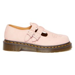 Dr. Martens Damen Ballerina "8065 Mary Jane", Gr. 42, rosa, Nubukleder, Schuhe, Spangenschuh, Ballerina mit Schnallenverschluss
