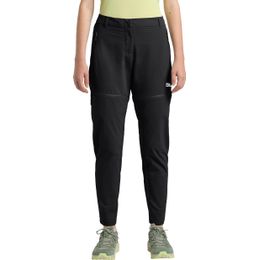 Jack Wolfskin Damen Zip-off-Hose "HIKEOUT ZIP OFF PANTS W", schwarz, Gr. 34, Oberstoff: 86% POLYAMID, 14% ELASTHAN; Futter 1:00% POLYESTER, Hosen