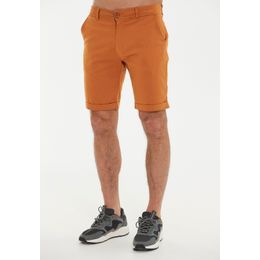 CRUZ Herren Shorts "Jerryne", orange, Gr. XXL, unifarben, 97% Baumwolle, 3% Elasthan, Hosen, mit praktischen Seitentaschen