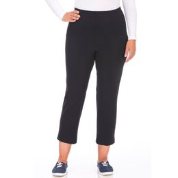 KjBRAND Damen 7/8-Hose "Susie Sensitiv 7/8", schwarz, Gr. 44, Web, Obermaterial: 75% Elasthan, 25% Polyamid, Hosen, mit hohem Elasthan-Anteil