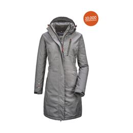Killtec Damen Parka "Alisi", grau, Gr. 46, 100% Polyester, Jacken