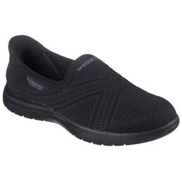 Skechers Damen Slip-On Sneaker "ON-THE-GO FLEX-EXCELLENCY", Gr. 40, schwarz, Textil, unifarben, Schuhe, Slipper, Schlupfschuh mit Memory Foam und