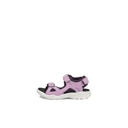 Ecco Kinder Riemchensandale "BIOM RAFT", Gr. 29, rosa, Lederimitat, Textil, Schuhe, Sommerschuh, Sandalette, Kinderschuh mit Klettriemchen