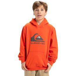 Quiksilver Jungen Hoodie "Big Logo", orange, Gr. 16, 55% Baumwolle, 45% Polyester, Sweatshirts