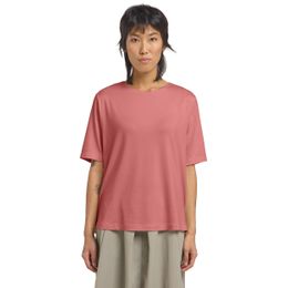 Jack Wolfskin Damen T-Shirt "TRAVEL T W"mineralrot, heather, Gr. M, Oberstoff 95% POLYESTER, 5% ELASTHAN, Shirts