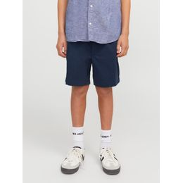 Jack & Jones Jungen Shorts "JPSTJAIDEN JJCAMPAIGN HYBRID JOGGE JNR", blau, Gr. 146, JACK & JONES JUNIOR, unifarben, Web, Obermaterial: 98% Baumwolle, 2% Elasthan,