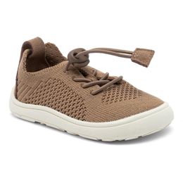 bisgaard Baby Slip-On Sneaker "barefoot jua Weite: normal", Gr. 24, braun, Synthetik, Textil, Schuhe, Badeschuh mit Schnellverschluss,